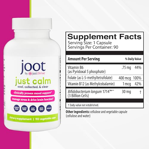 Blended vitamin supplements for anxiety reduction