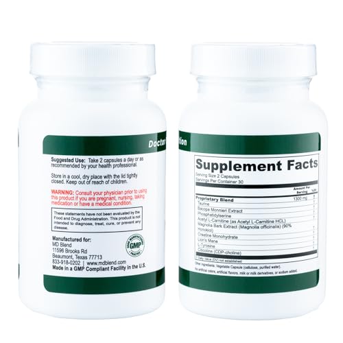 blended vitamin supplements for brain energy