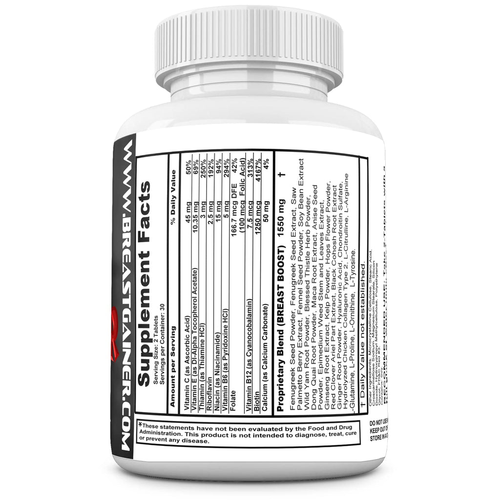 blended vitamin supplements for breasts