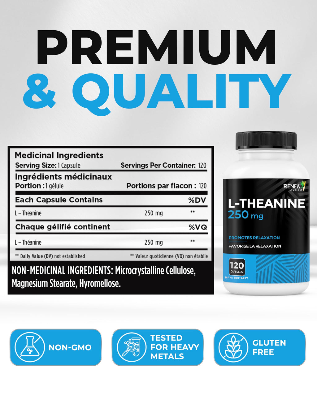 Blended vitamin supplements for calm