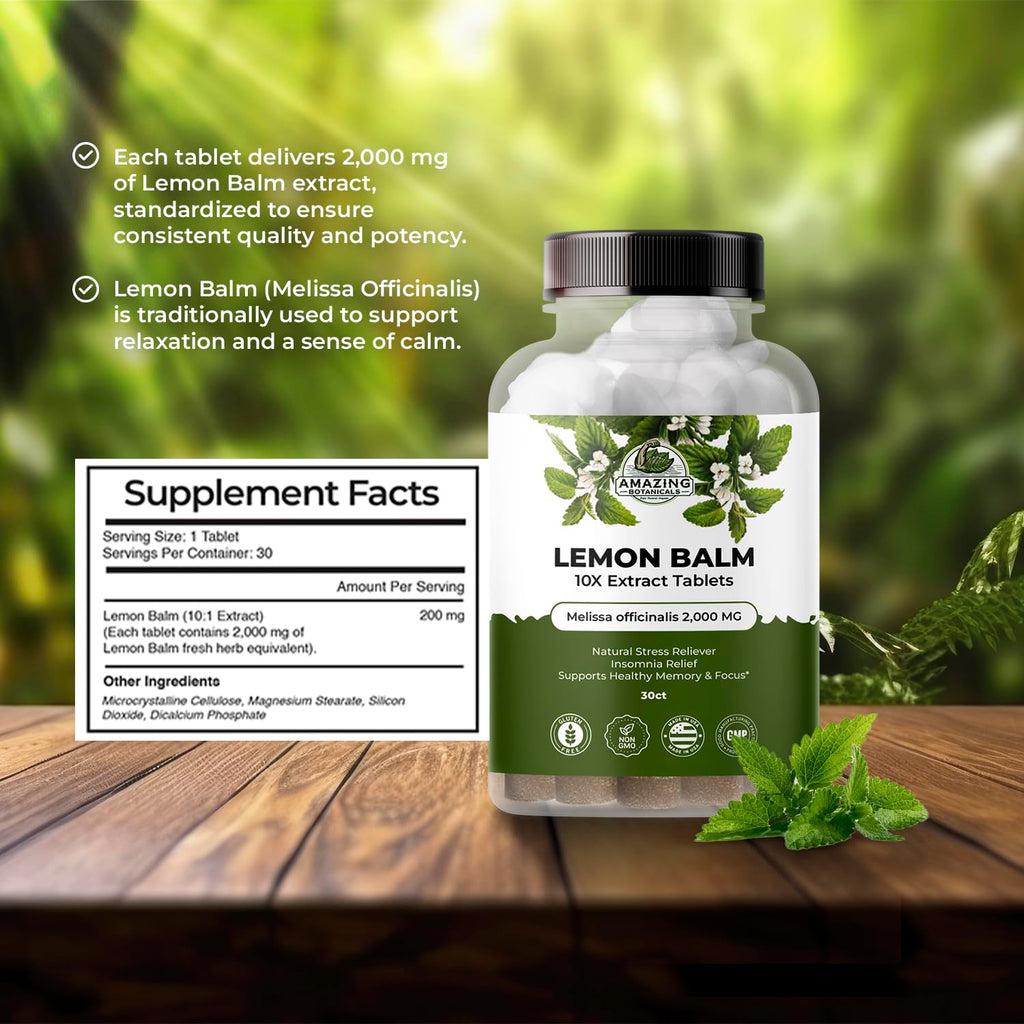 Blended vitamin supplements for calmness