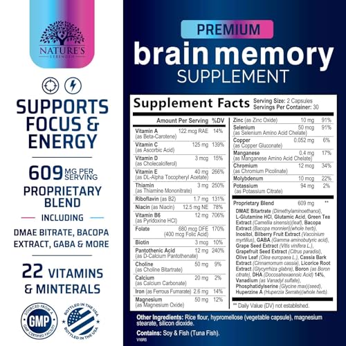 blended vitamin supplements for cognition