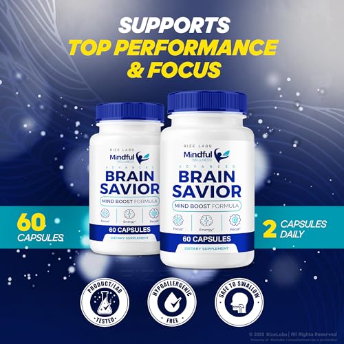 Blended vitamin supplements for daily focus