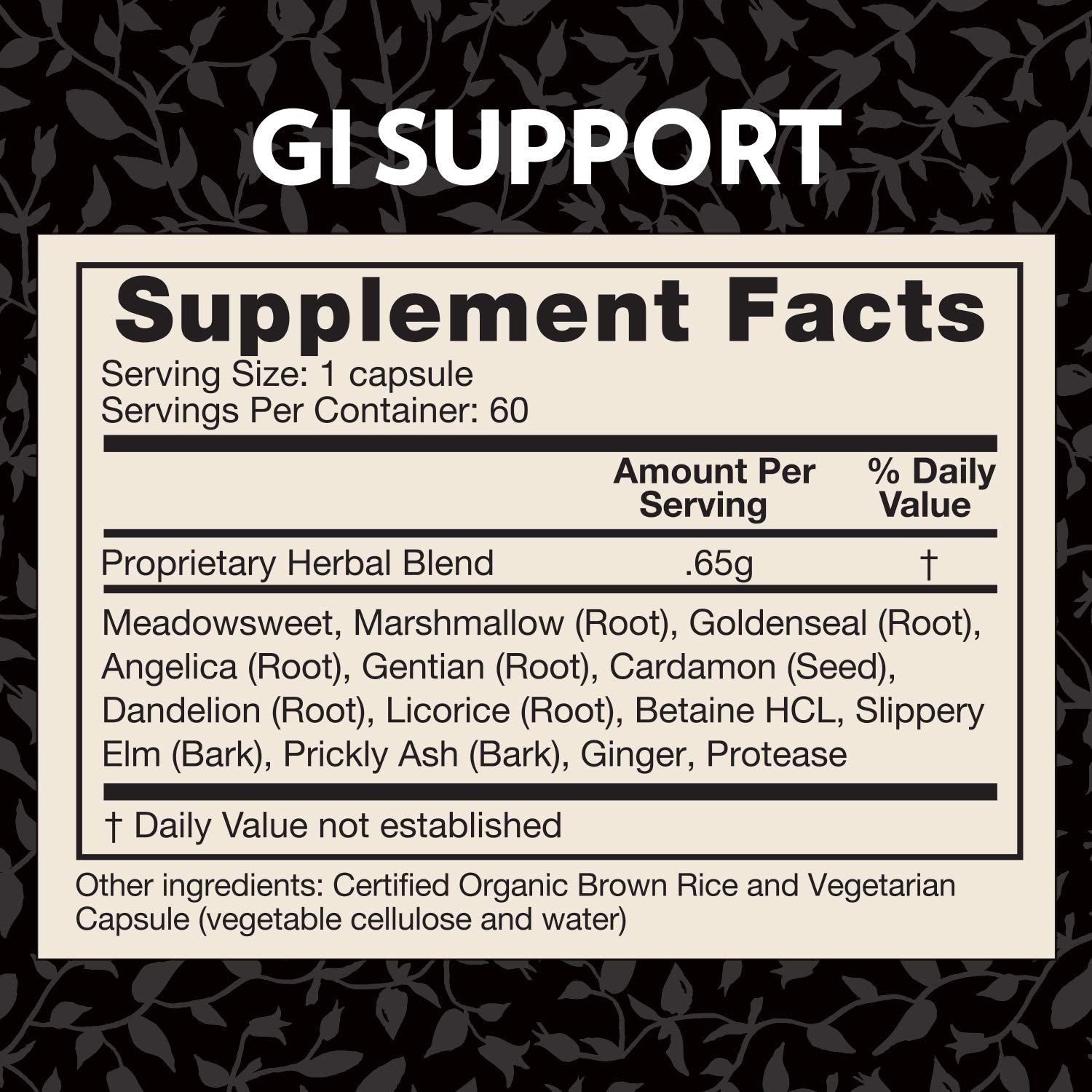 blended vitamin supplements for digestion