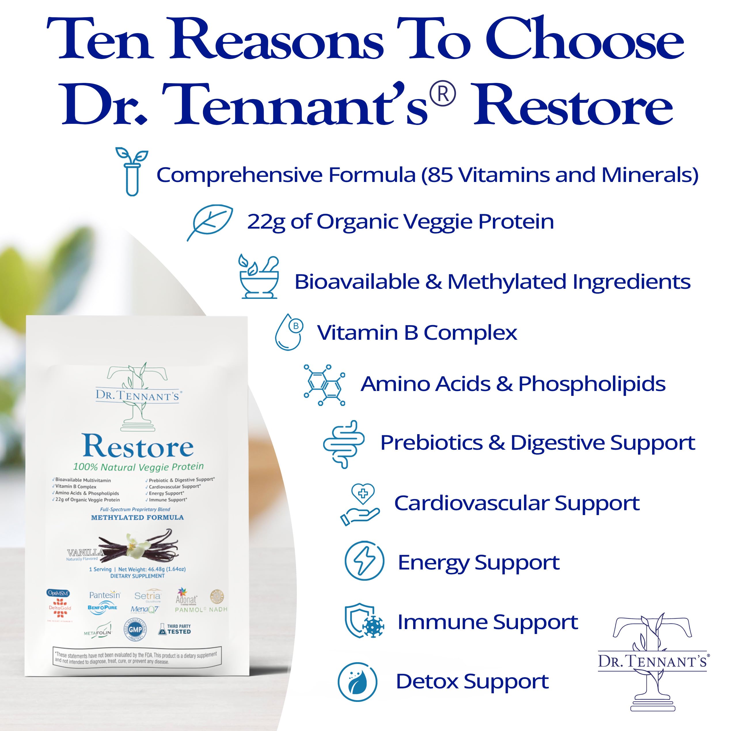Blended vitamin supplements for energy