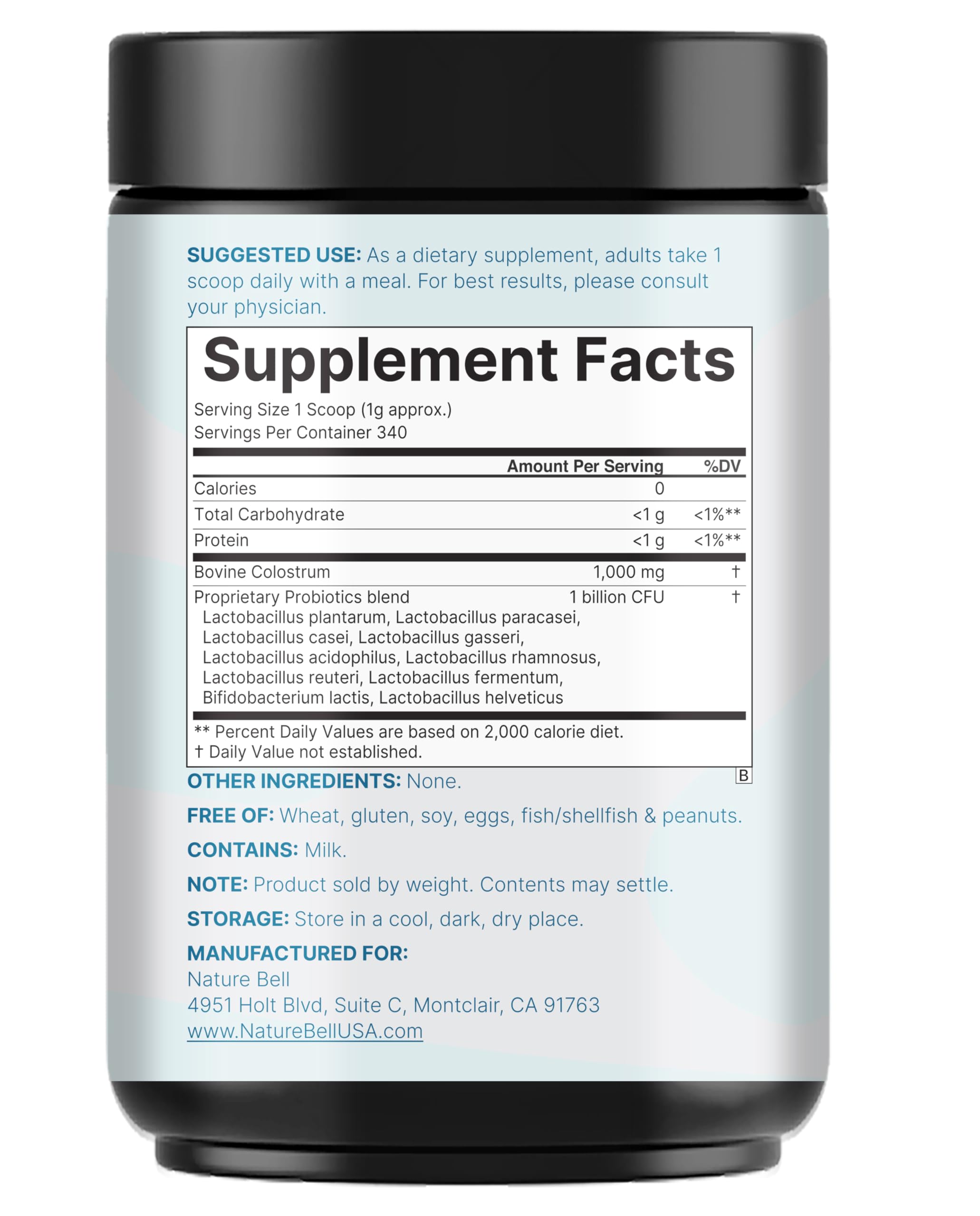 Blended vitamin supplements for families