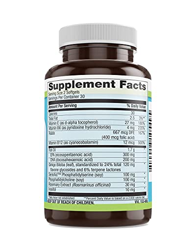 Blended vitamin supplements for focus