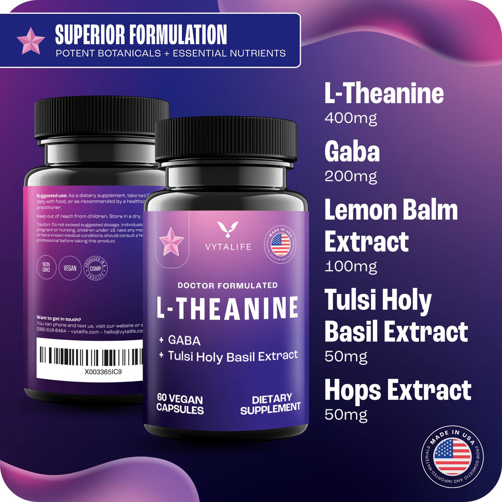 Blended vitamin supplements for focus