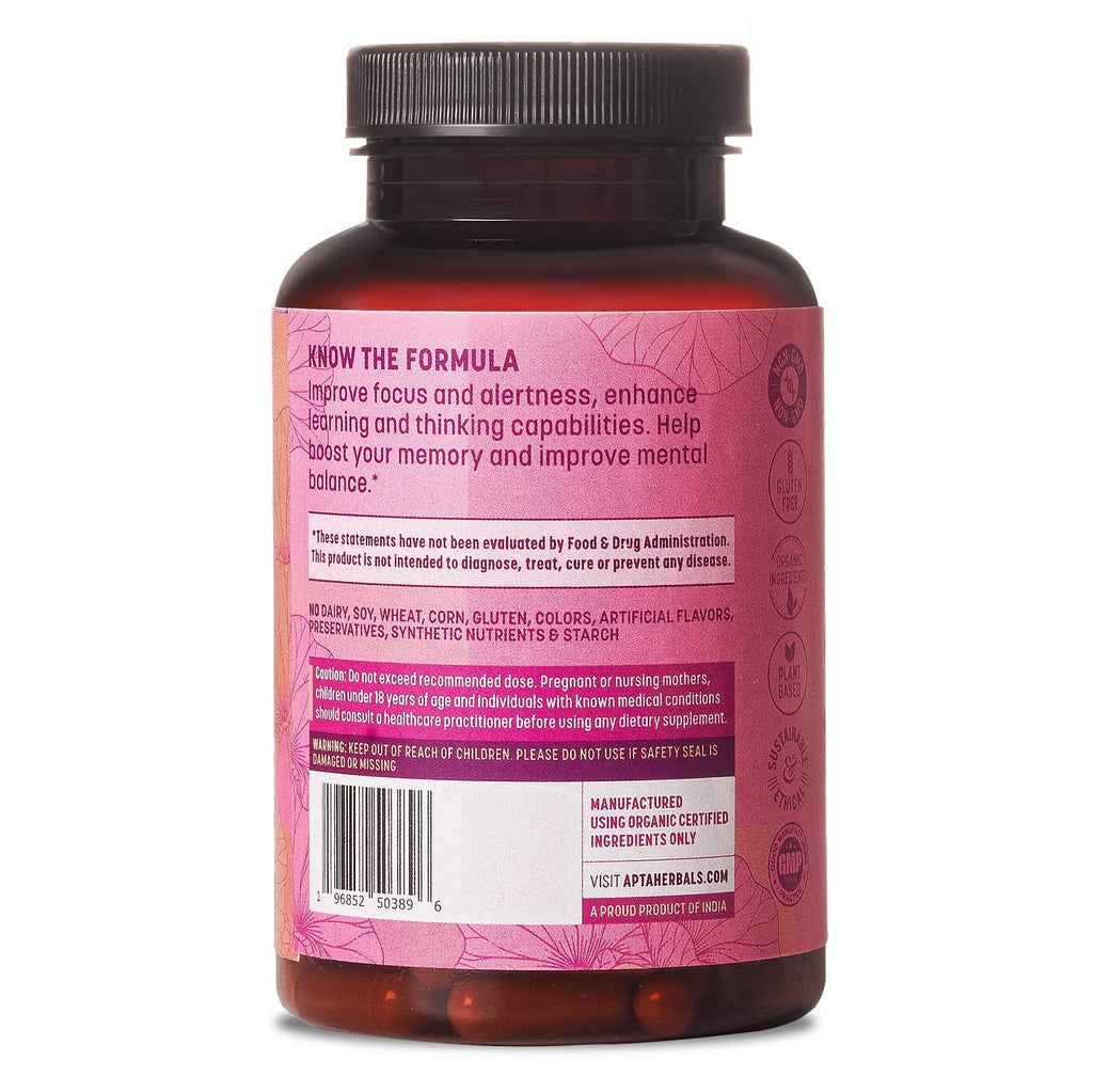 Blended vitamin supplements for focus