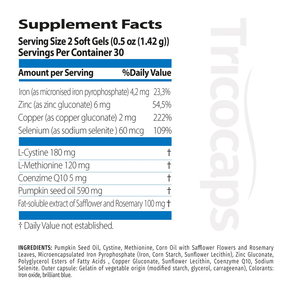 blended vitamin supplements for hair care