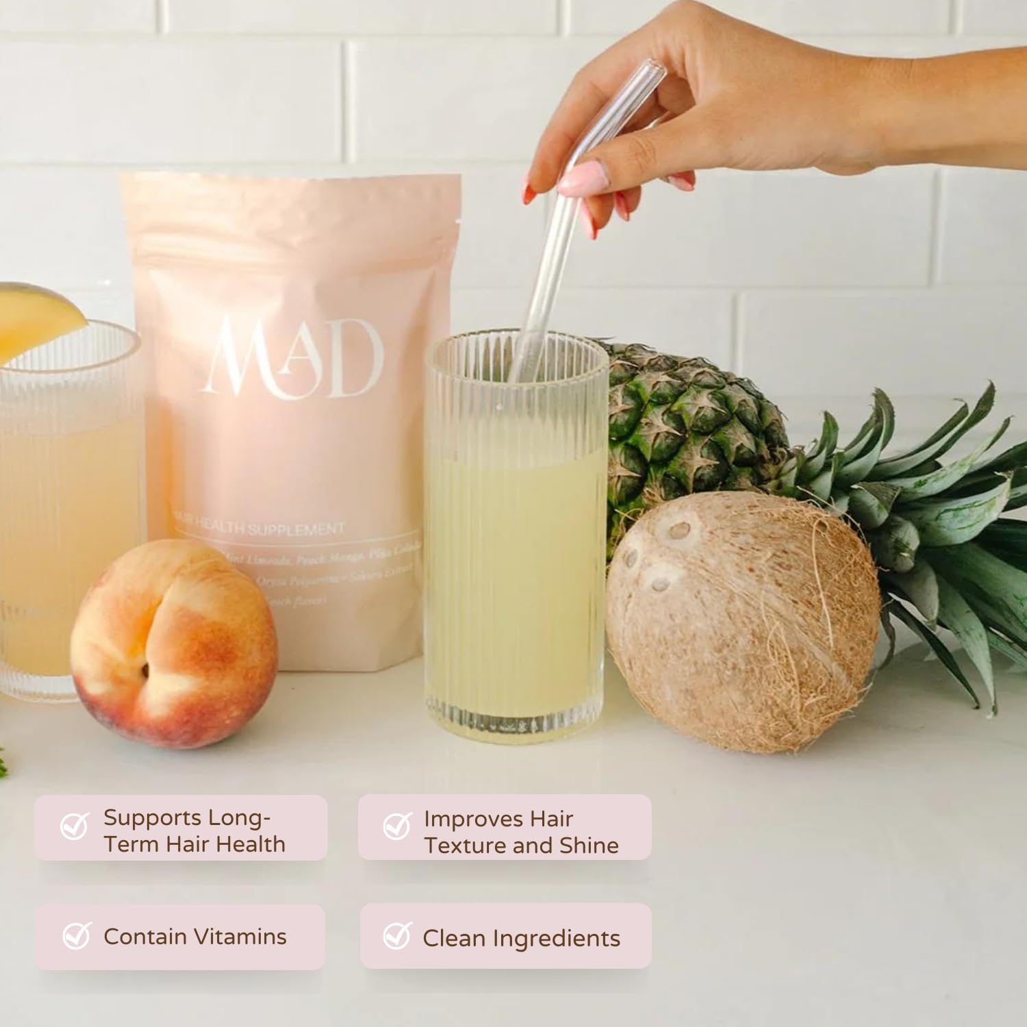 blended vitamin supplements for hair