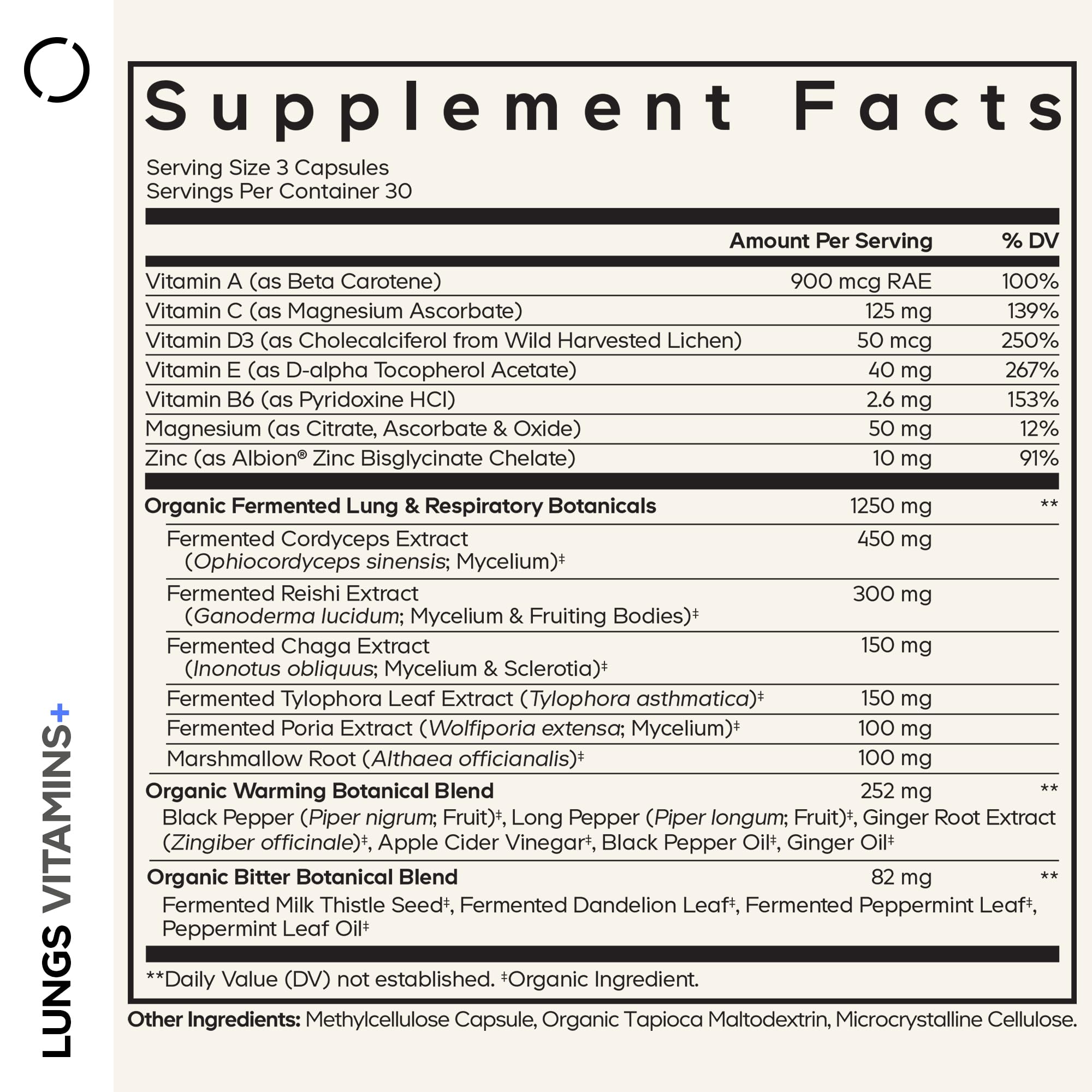 Blended vitamin supplements for immune support