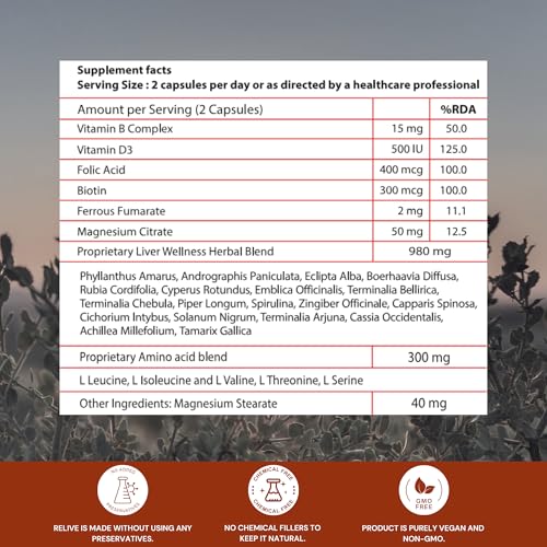 blended vitamin supplements for liver health