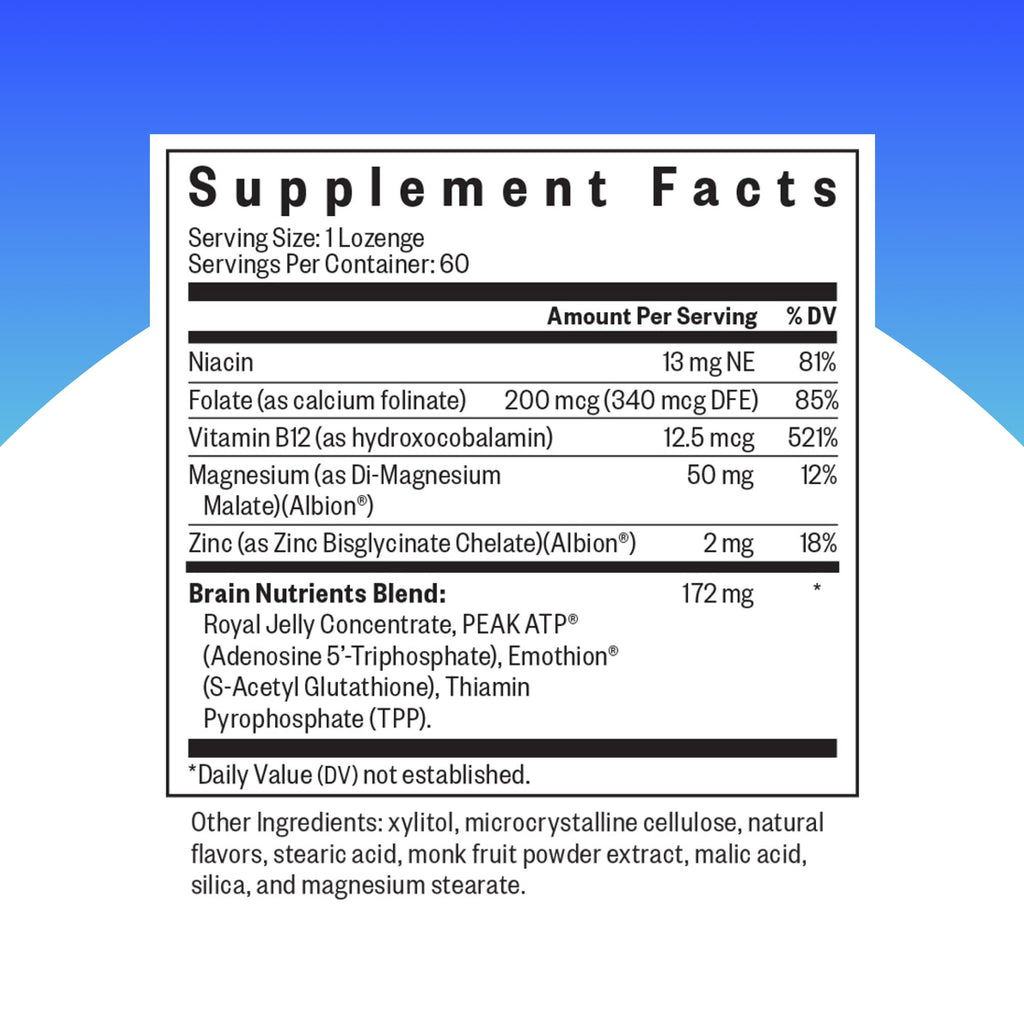 blended vitamin supplements for memory