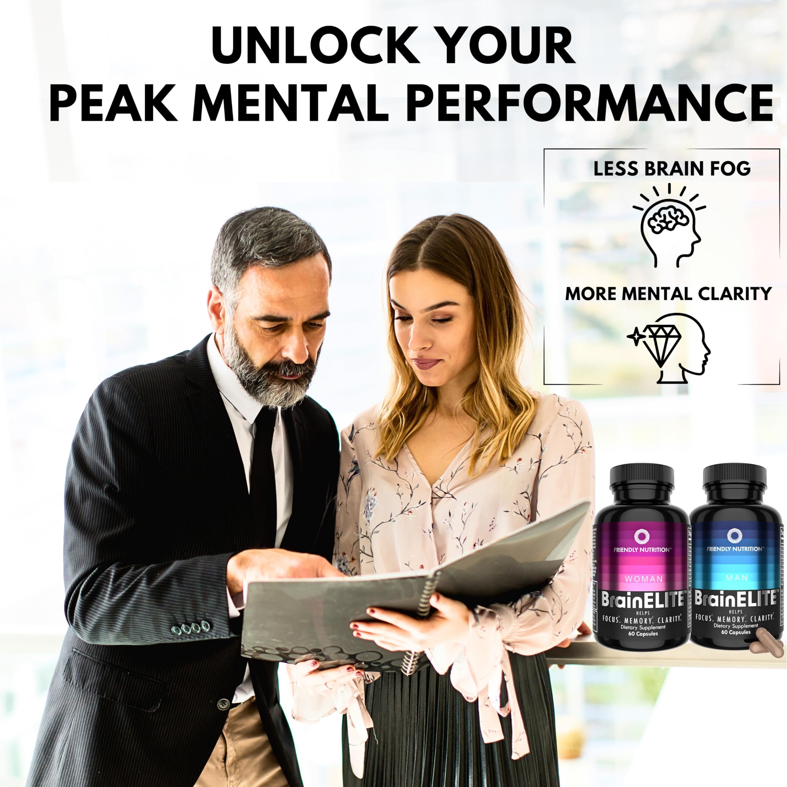 Blended vitamin supplements for memory