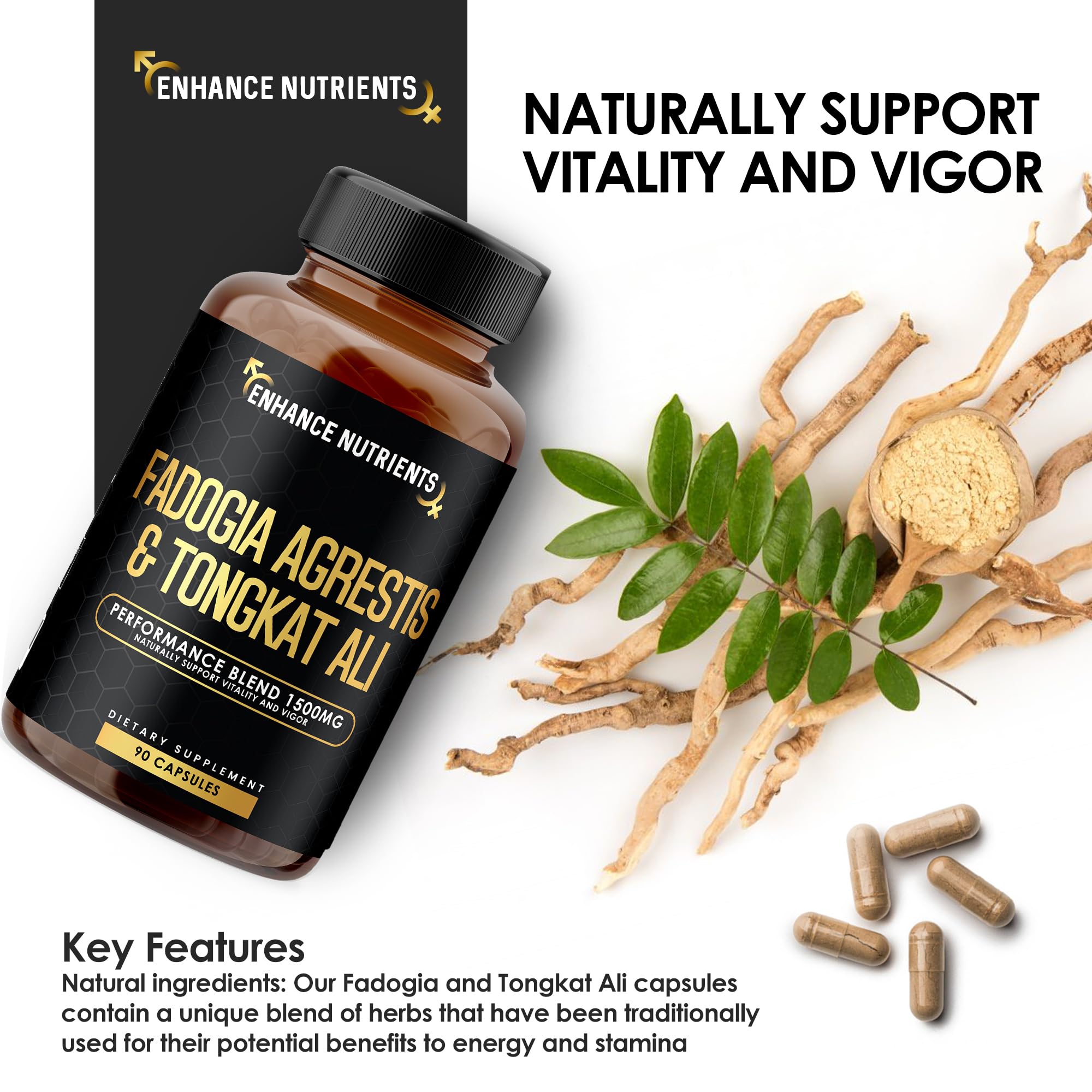Blended vitamin supplements for men