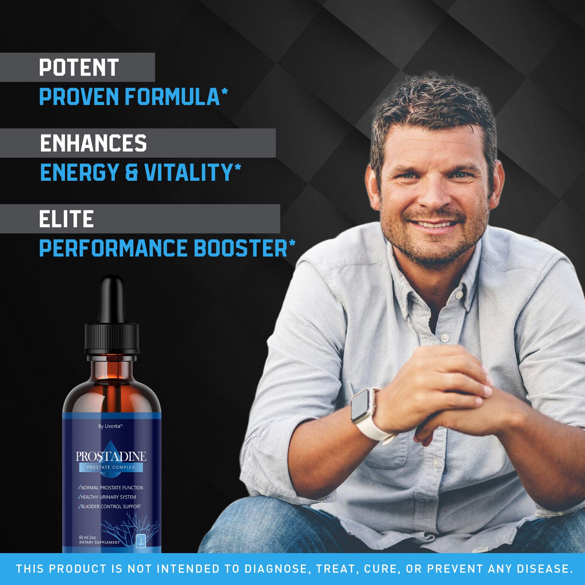 Blended vitamin supplements for men