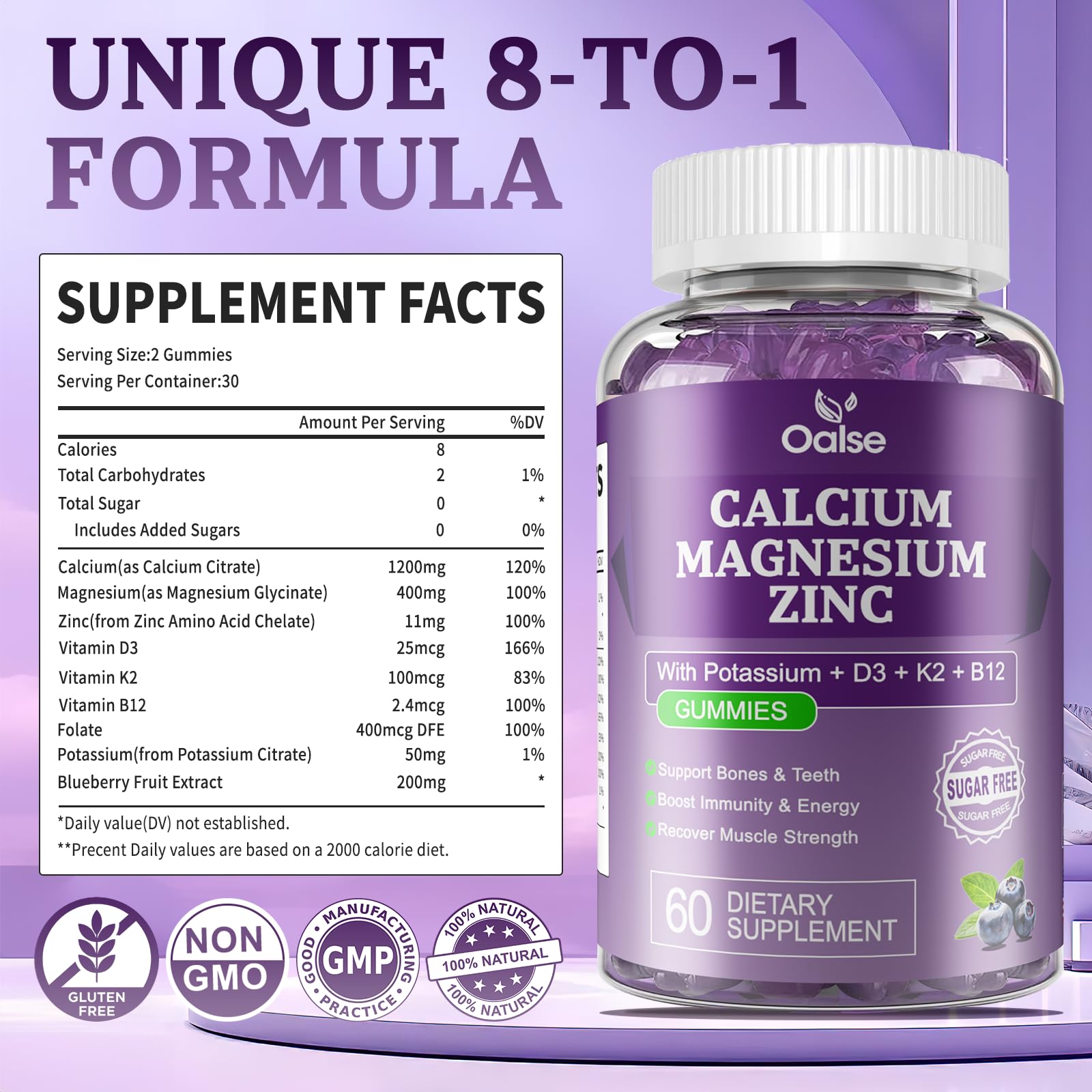 blended vitamin supplements for overall health