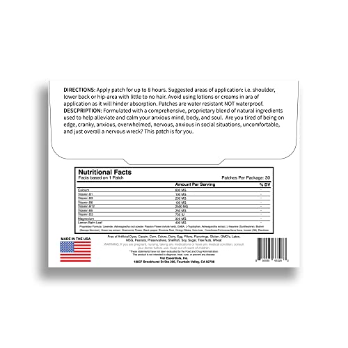 blended vitamin supplements for relaxation