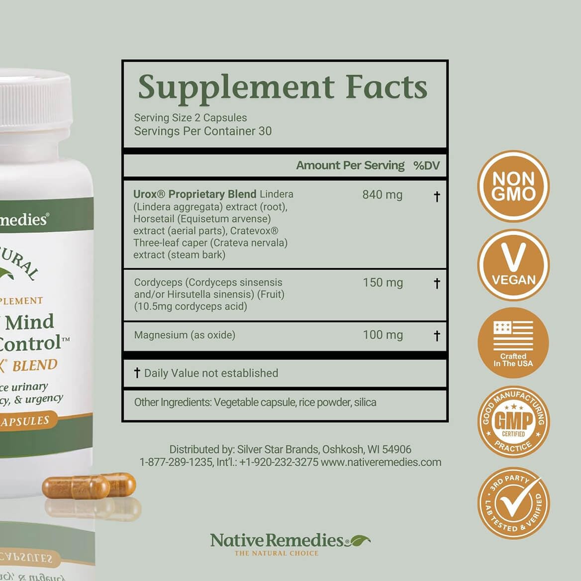 blended vitamin supplements for urinary wellness