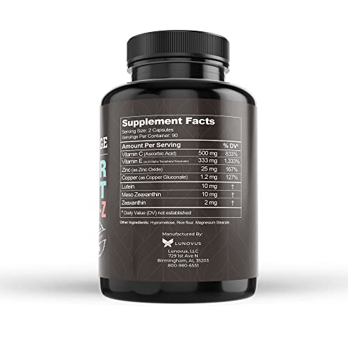 blended vitamin supplements for vision