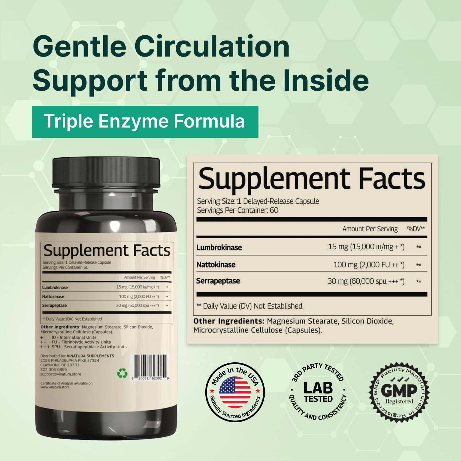 Blended vitamin supplements for vitality