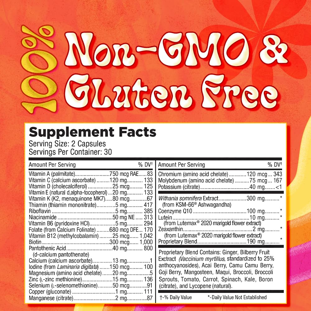 blended vitamin supplements for vitality