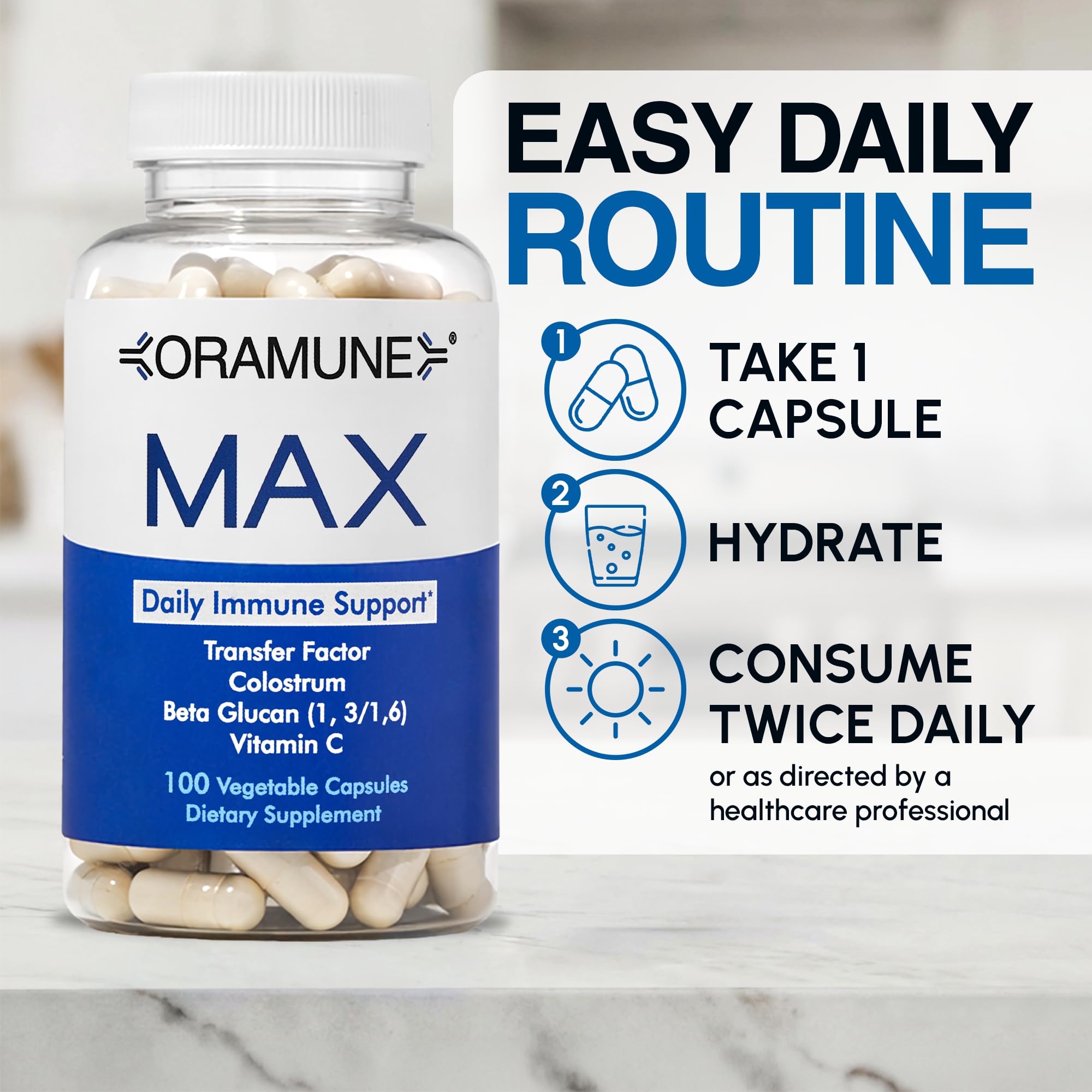 Blended vitamin supplements for vitality