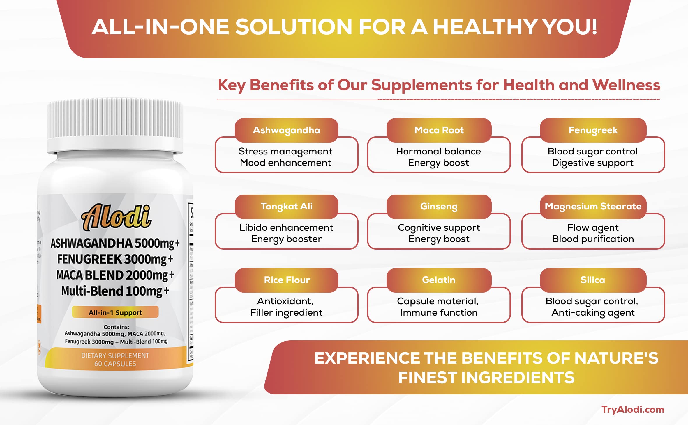 blended vitamin supplements for vitality