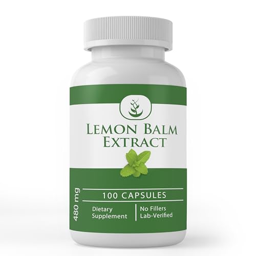 blended vitamin supplements with lemon balm
