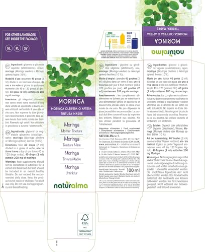 Blended vitamin support with moringa