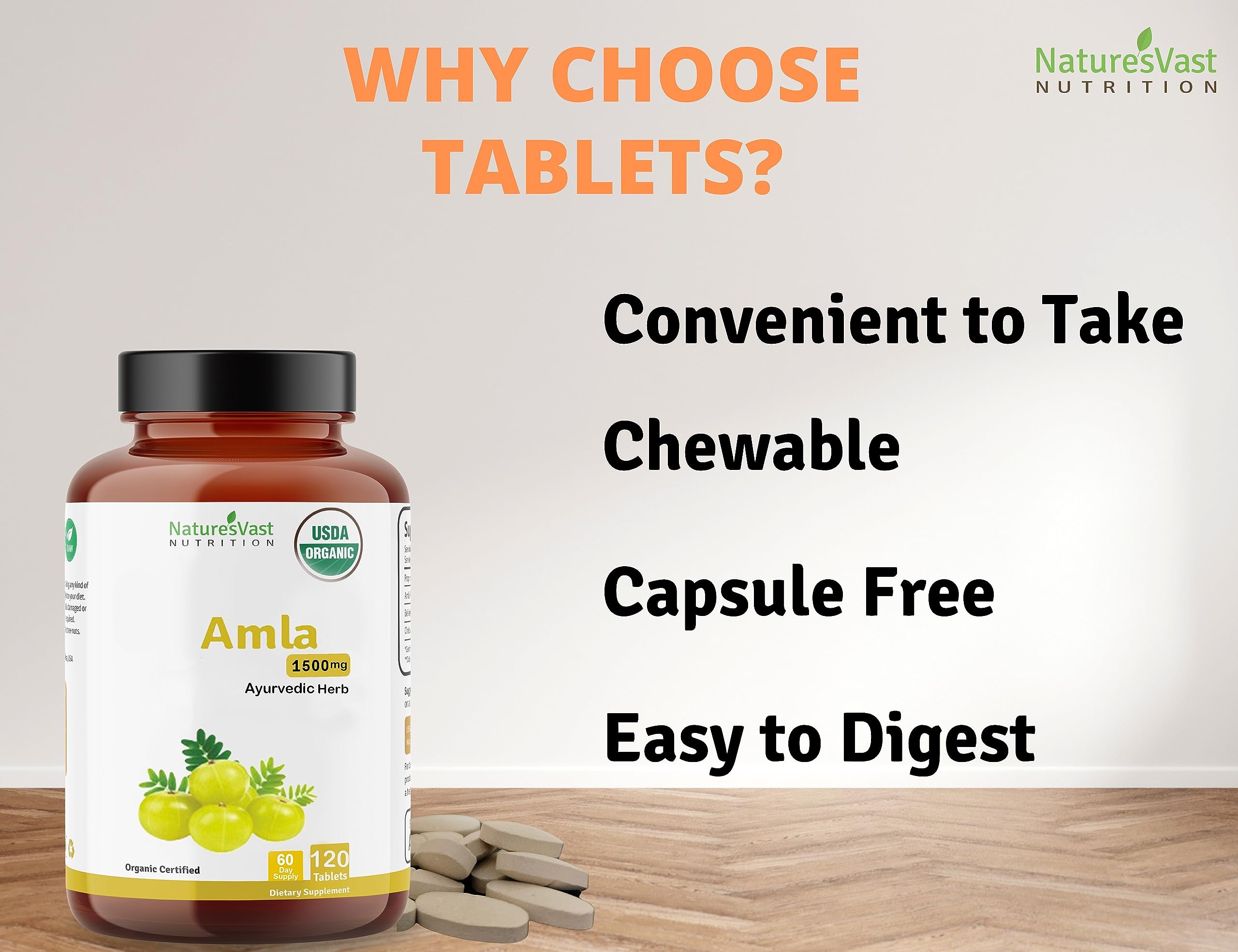 Blended vitamin tablets for energy