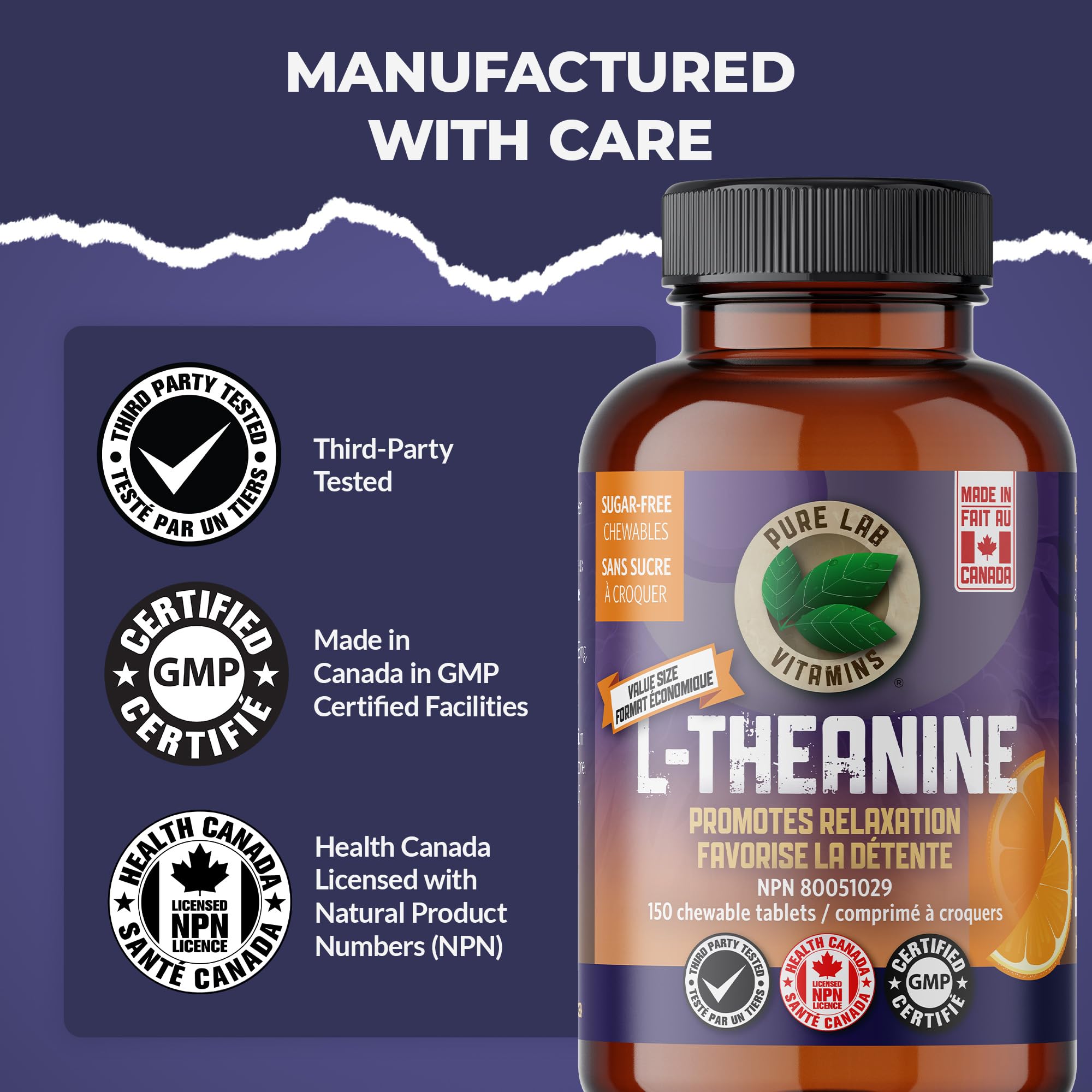 Blended vitamin tablets for mental clarity