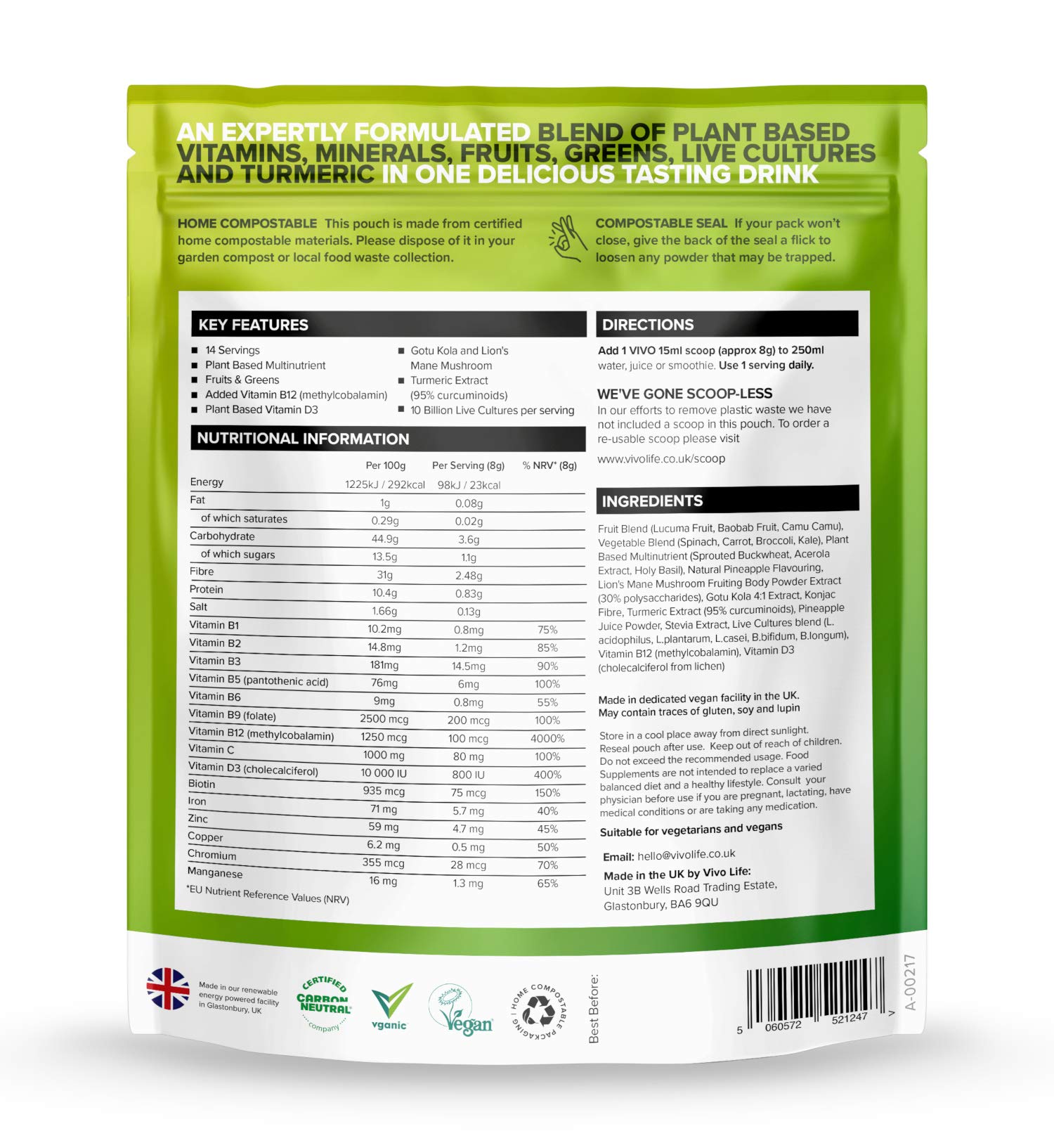 blended vitamins for active lifestyle