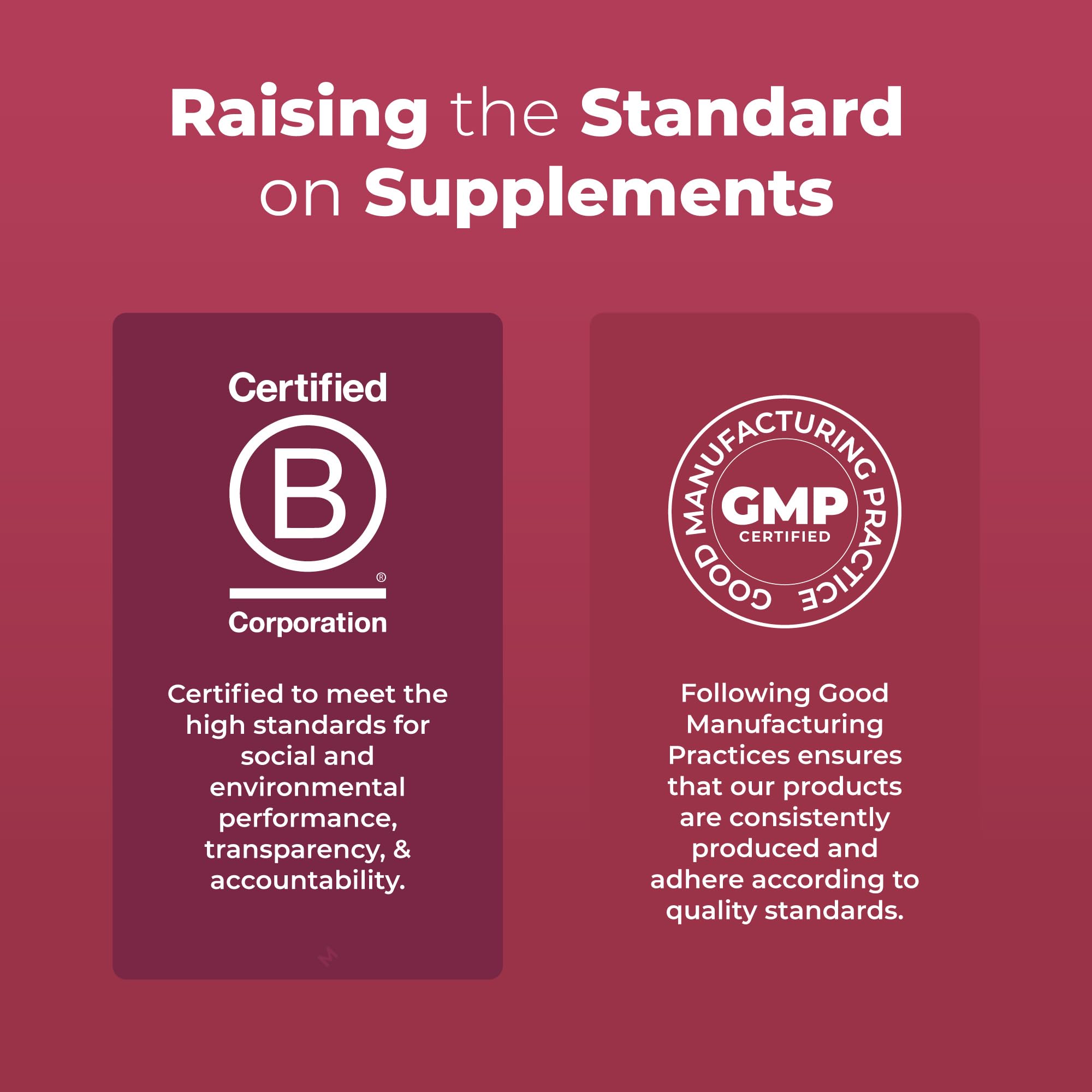 Blended vitamins for balanced nutrition