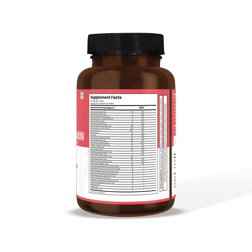 Blended vitamins for balanced women's nutrition