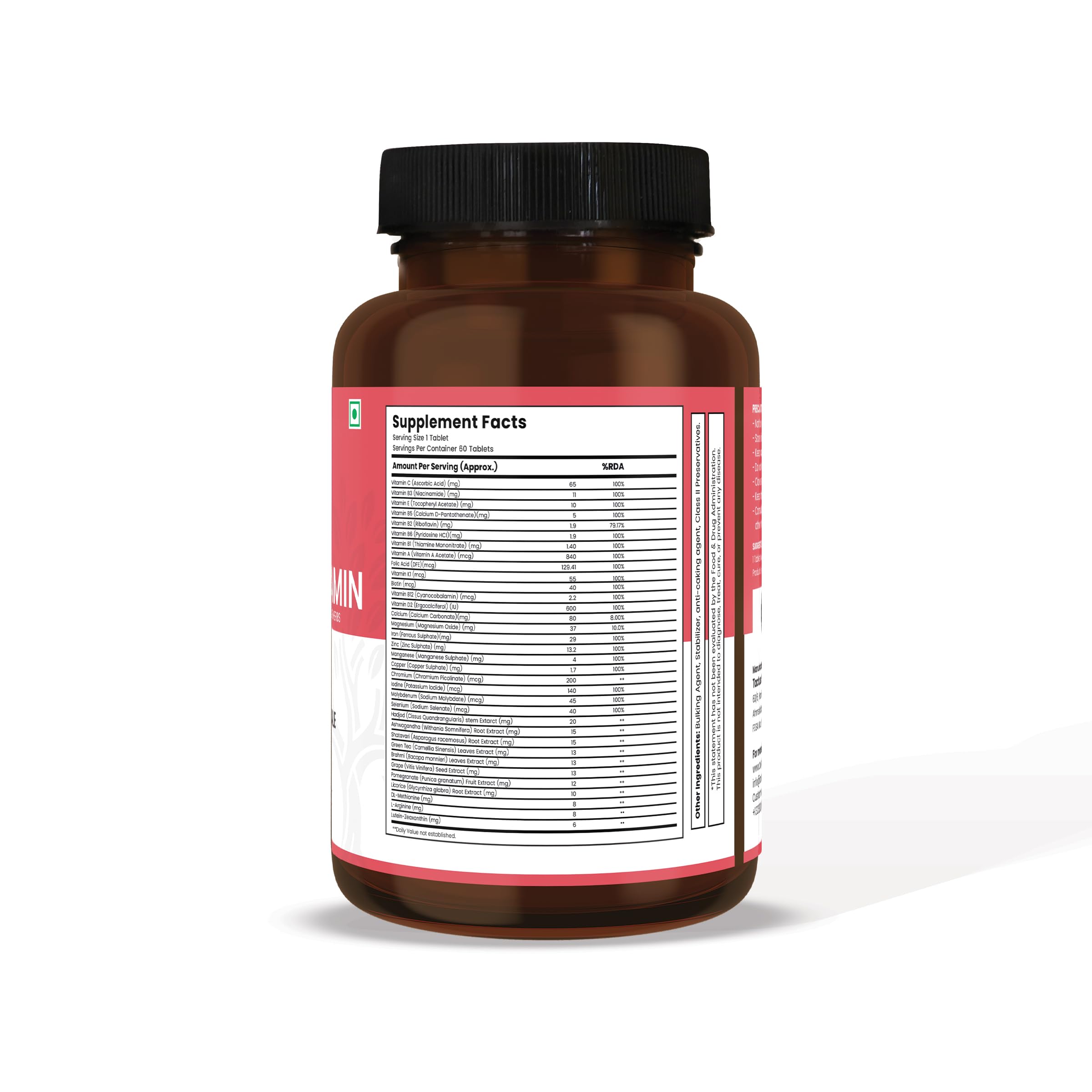 Blended vitamins for balanced women's nutrition