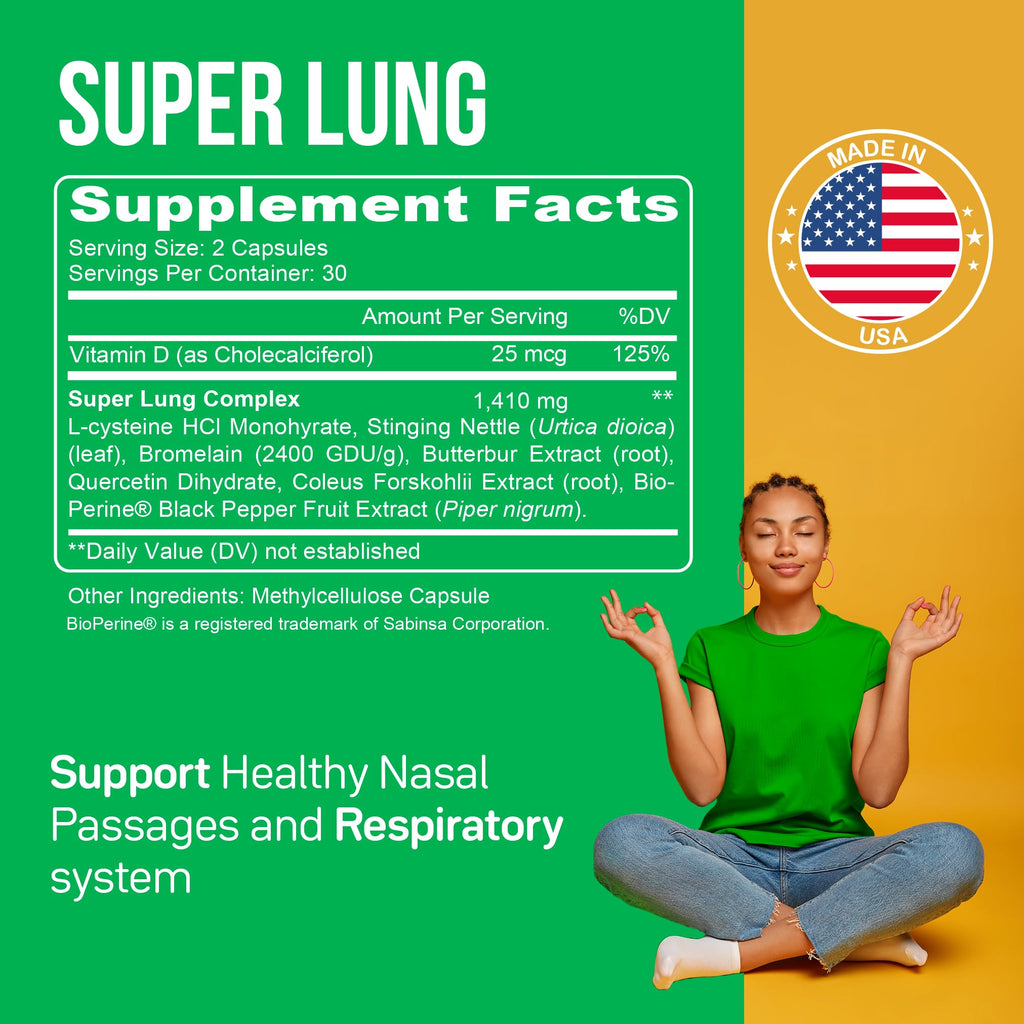 blended vitamins for better breathing