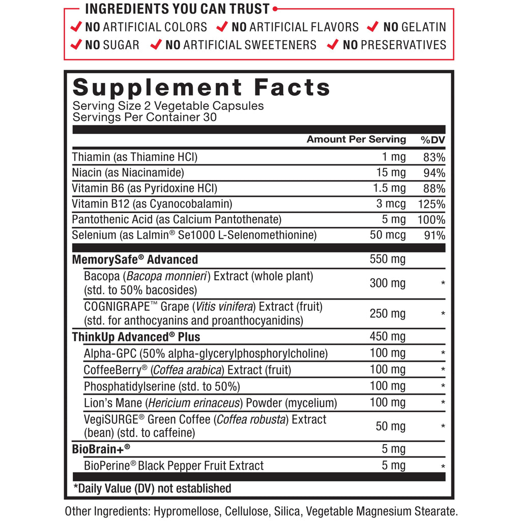 blended vitamins for better concentration