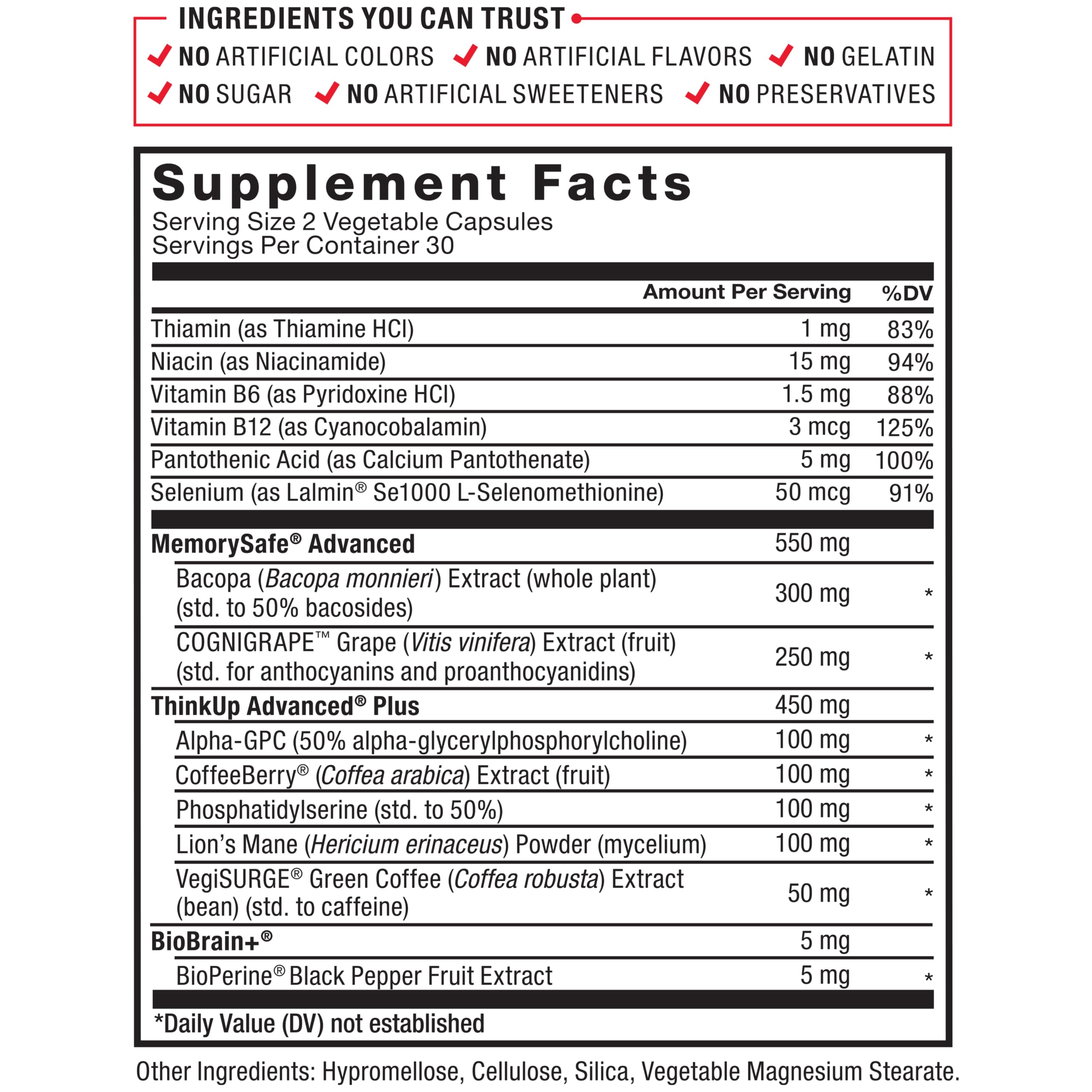 blended vitamins for better concentration