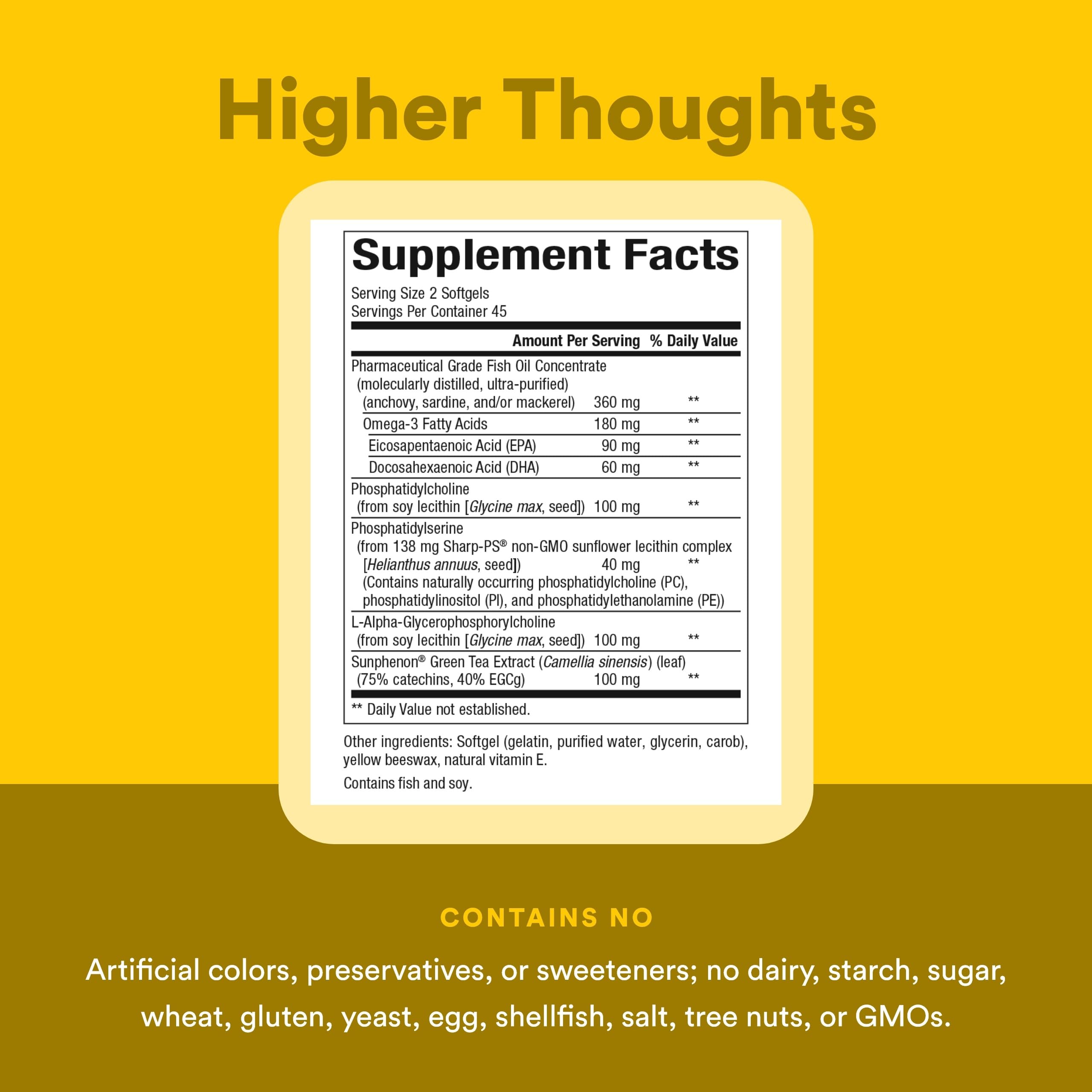 Blended vitamins for better focus