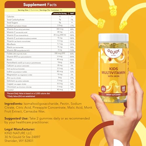 blended vitamins for children's immune support