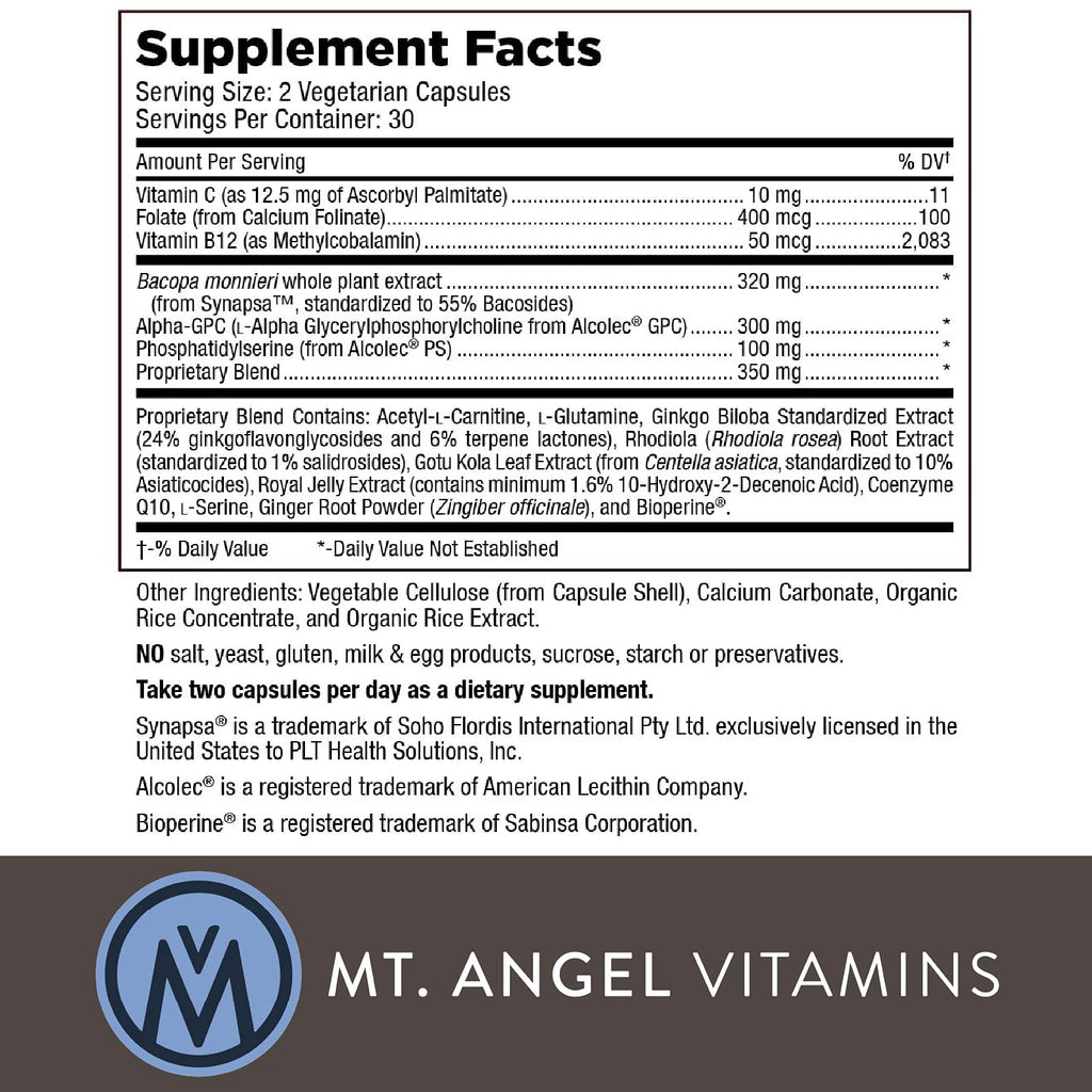 blended vitamins for cognitive enhancement