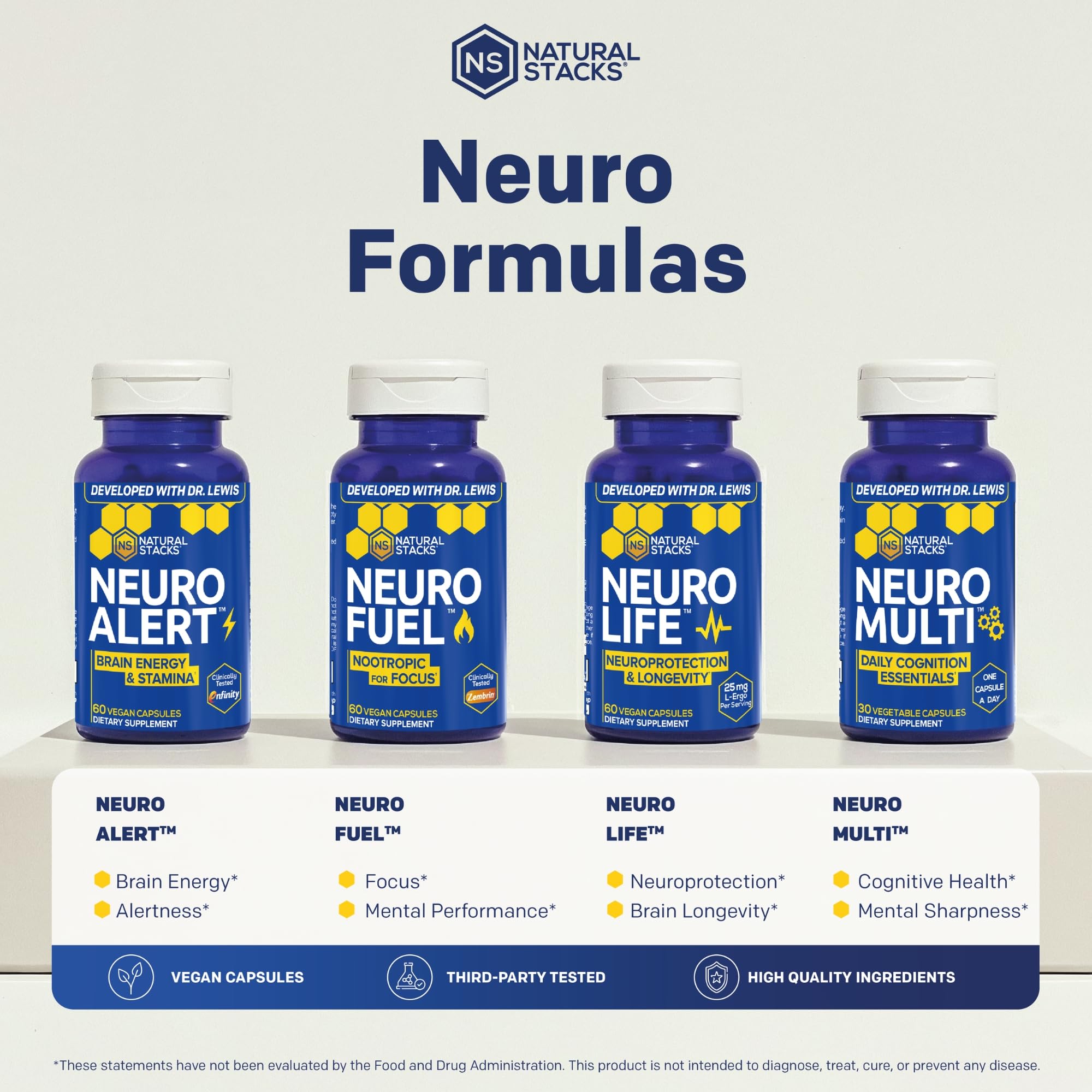 blended vitamins for cognitive support