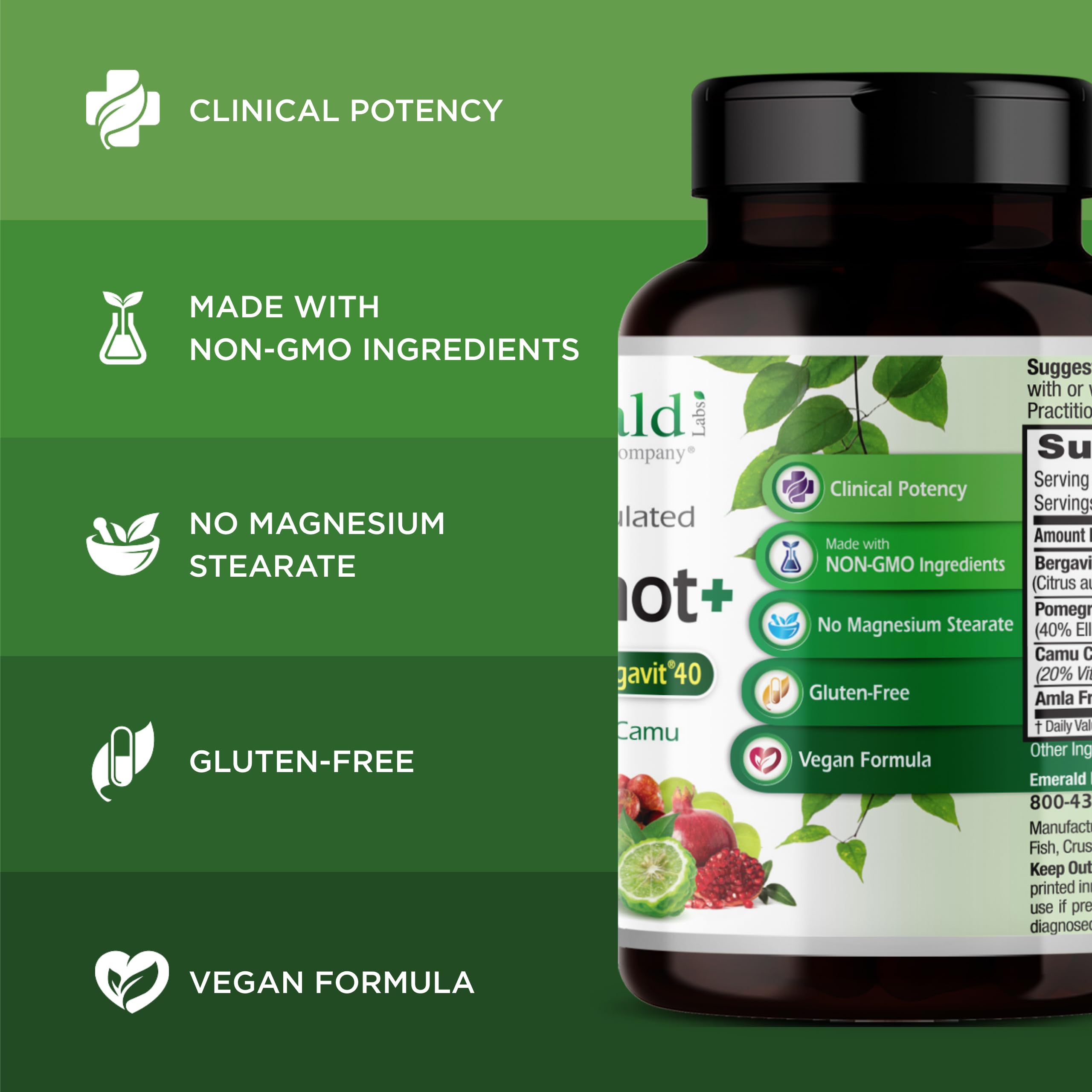Blended vitamins for energy boost