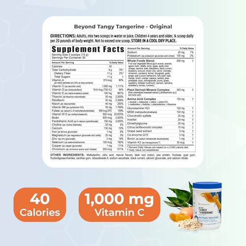Blended vitamins for energy boost