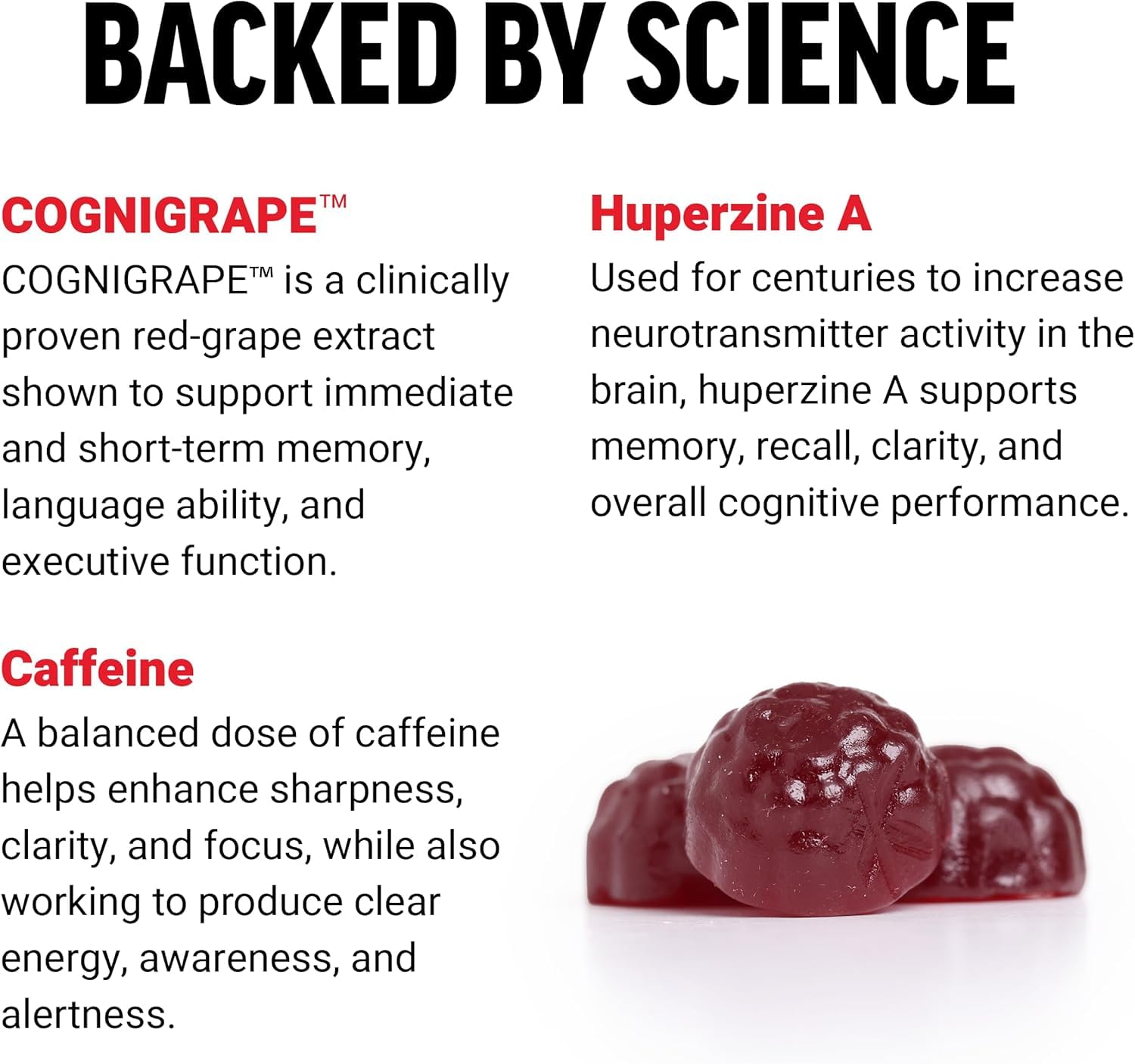 Blended vitamins for enhanced mental performance