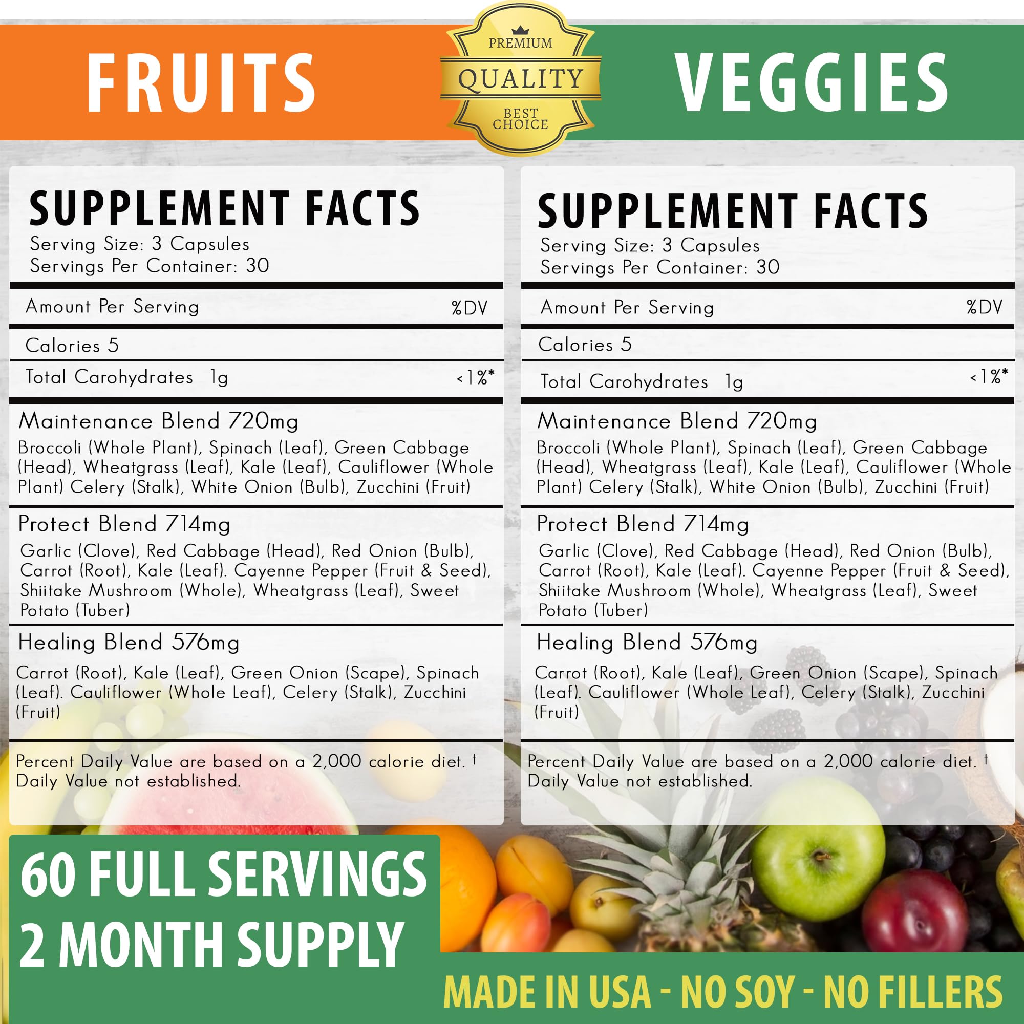 blended vitamins for enhanced performance