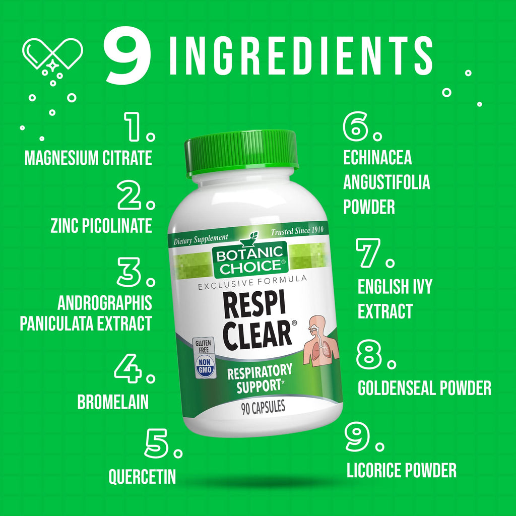 blended vitamins for lung function