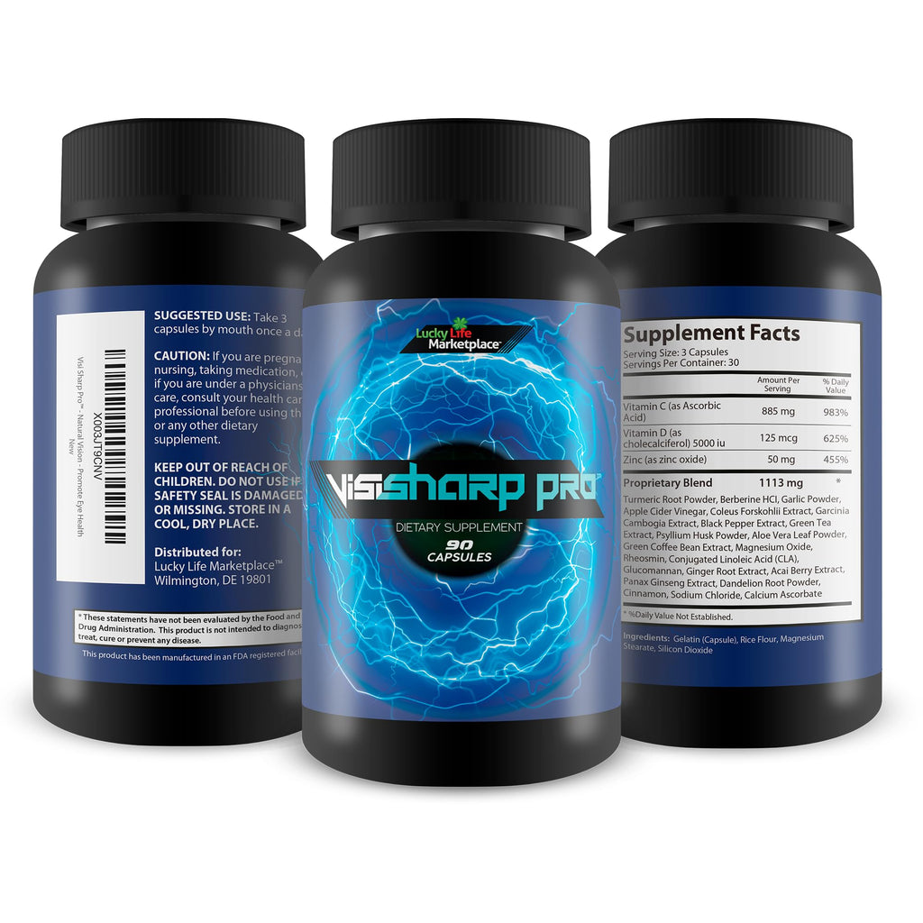 blended vitamins for optimal eye function